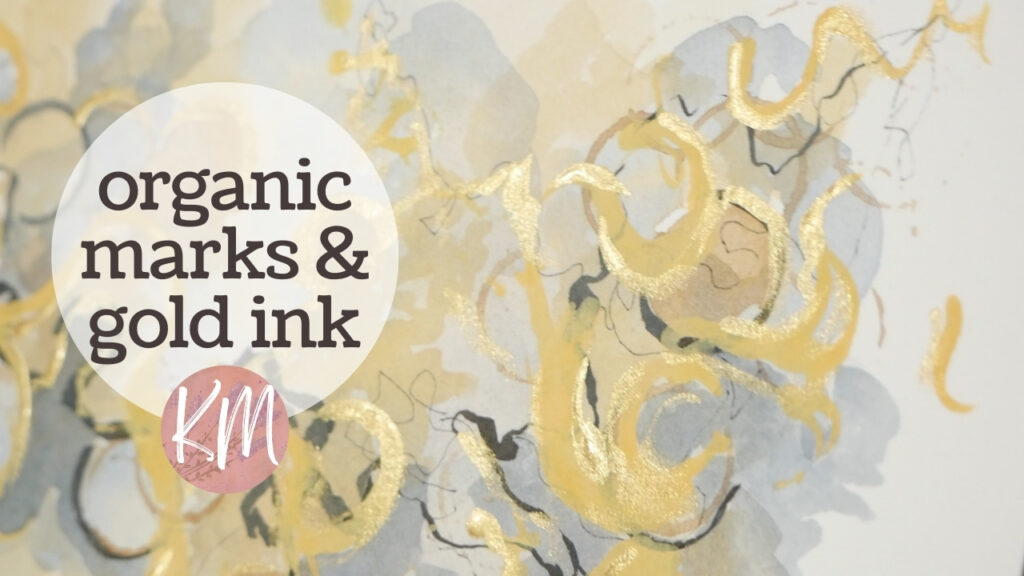 Relaxing Abstract Art Watercolor Painting and Acrylic Ink – Indigo and ...