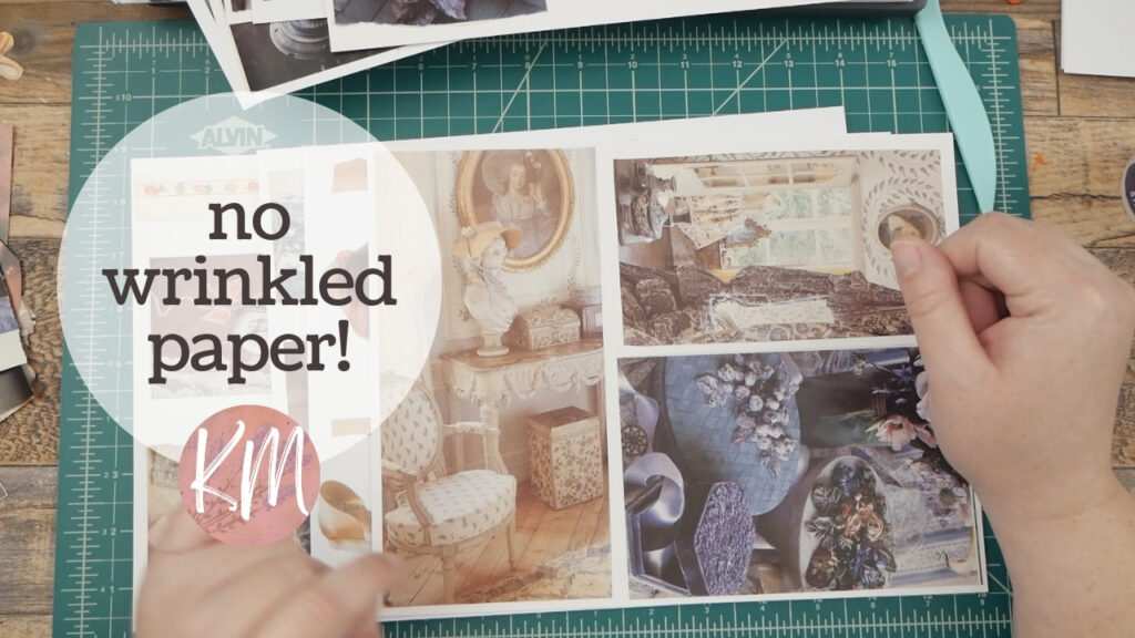Glue Paper Smooth with NO Wrinkles! Trying Fabri Tac for Gluing ...